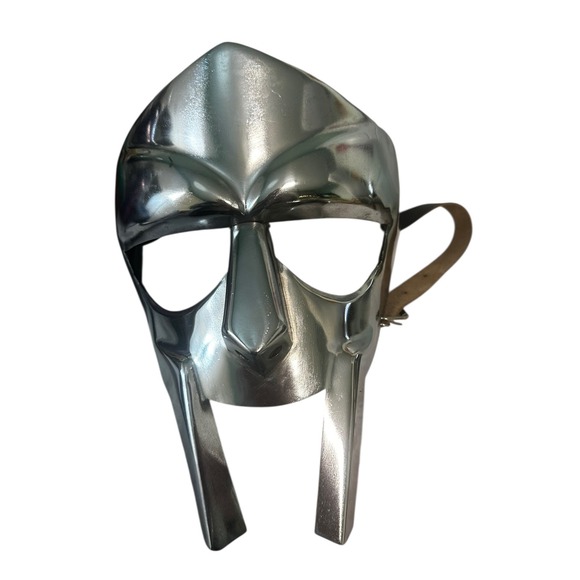 Accessories | Mf Doom Mask Cosplay Halloween Costume Metal Mask Silver ...